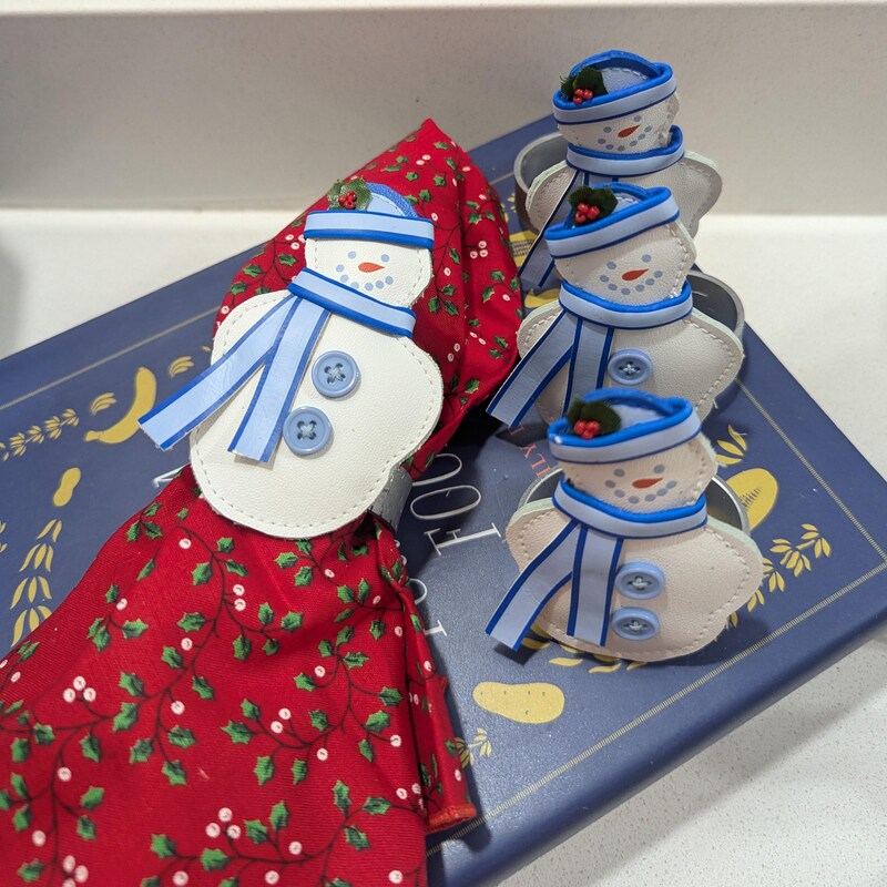 Snowman Napkins - Etsy