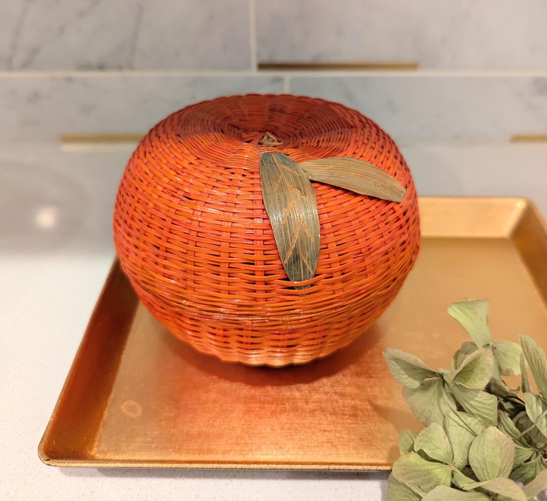 Decorative Vintage Apple Basket - Etsy