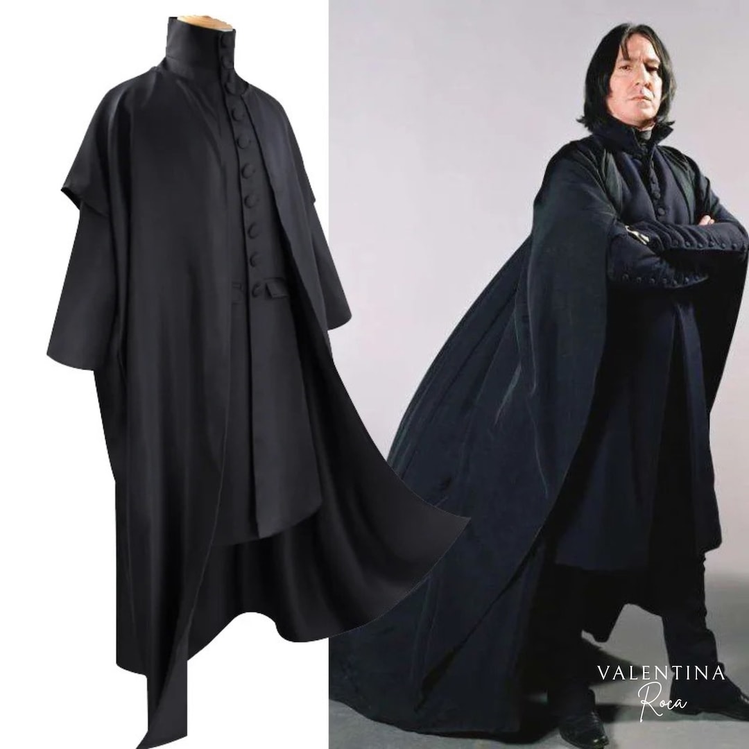 Severus Snape Inspired Wizard Tunic and Cape Cosplay Mens - Etsy Australia