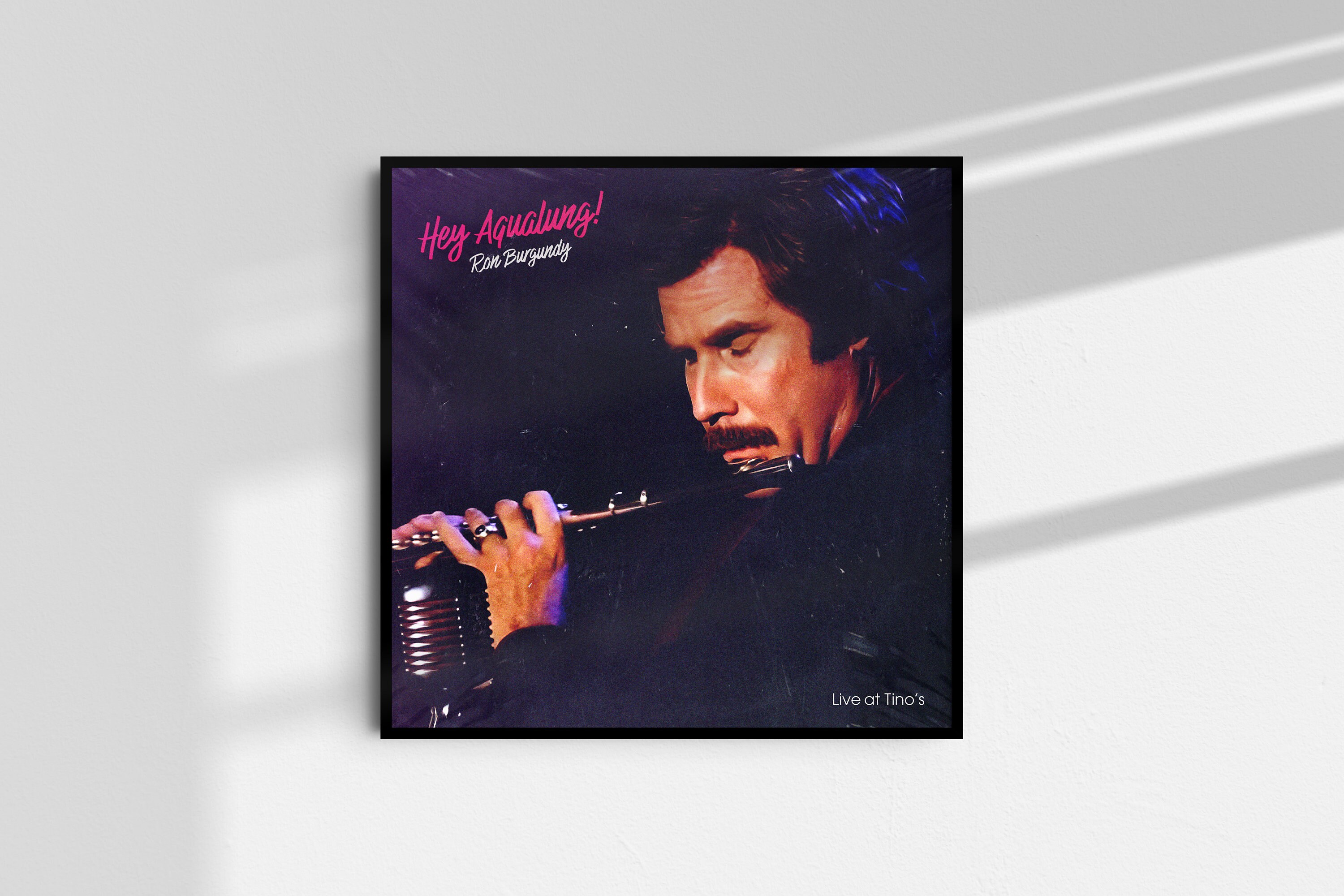 Anchorman Art Print Vintage Ron Burgundy Album Cover Gift - Etsy