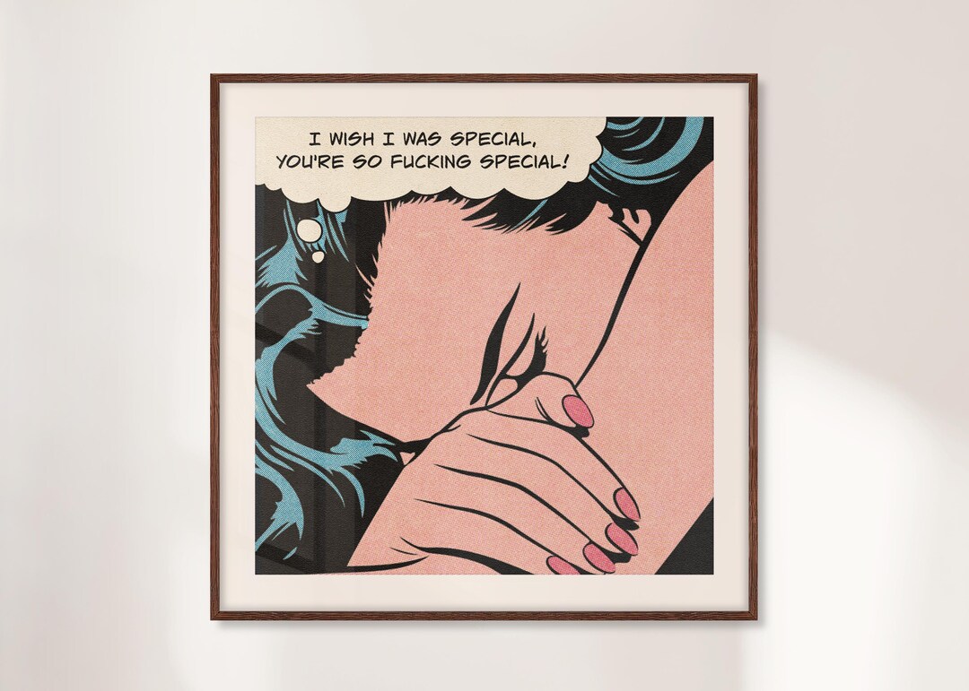 Creep - Comic Book Pop Art Print, Roy Lichtenstein Style, Retro Wall ...