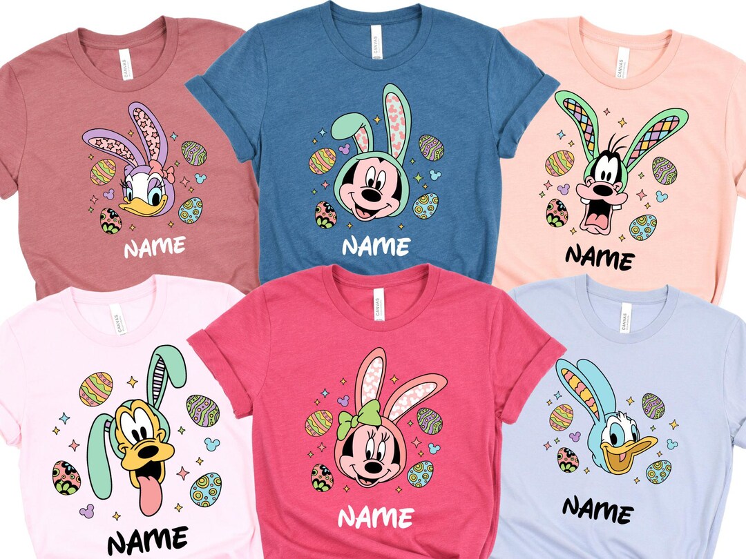 Custom Disney Easter Shirts, Custom Disney Happy Easter Shirt, Disney ...