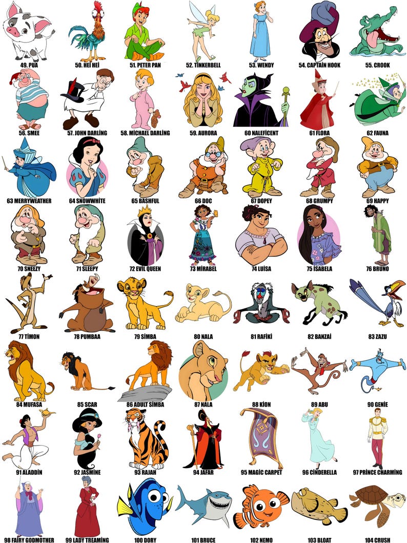 Custom Disney Characters Shirt, Disney Trip 2025 Shirt, Disney Family ...