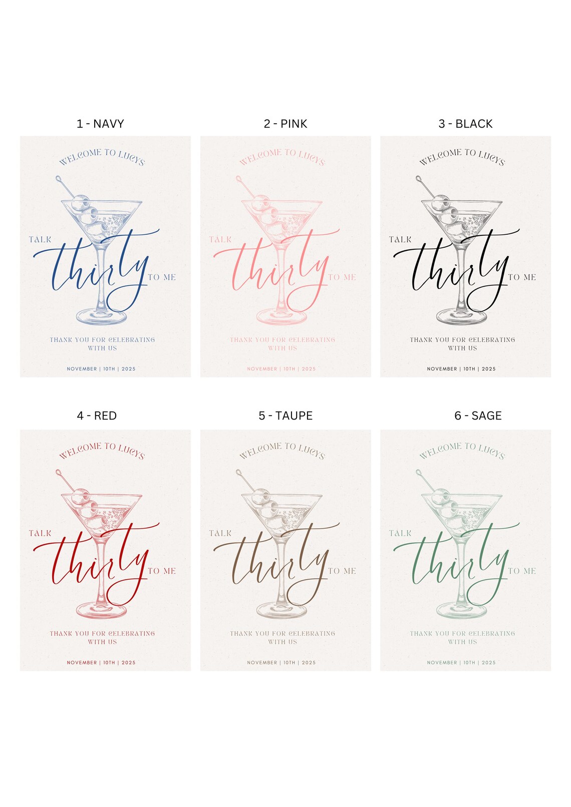 Talk Thirty to Me Welcome Sign: 30th Birthday Party (digital Print) - Etsy