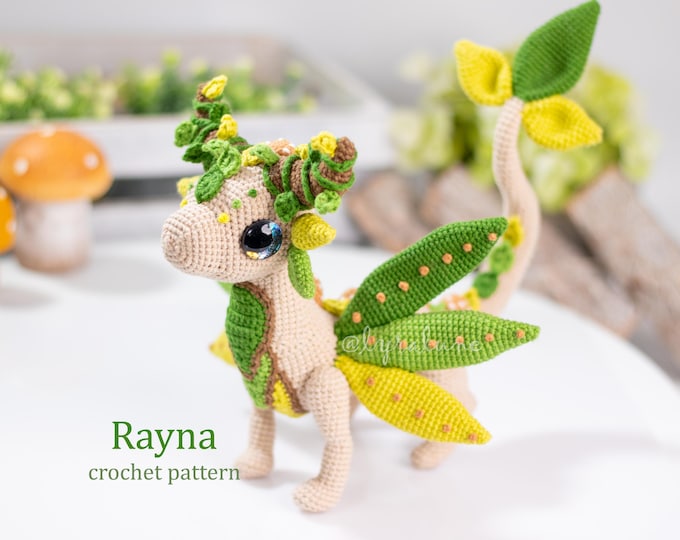 Blue Water Dragon US PDF Crochet Pattern (english) - Etsy Canada