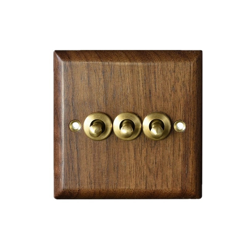Wooden Toggle Light Switch for Home or Office Lighting - Etsy