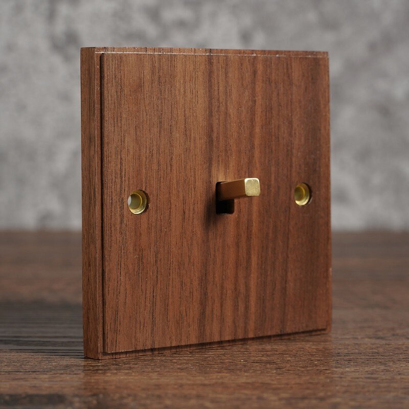 Wooden Retro Toggle Switch for Home Lighting - Etsy