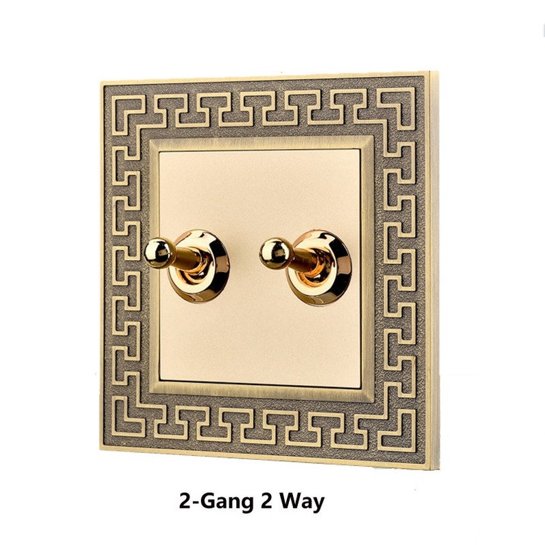 Fancy Golden Toggle Switch for Home or Office Lighting - Etsy