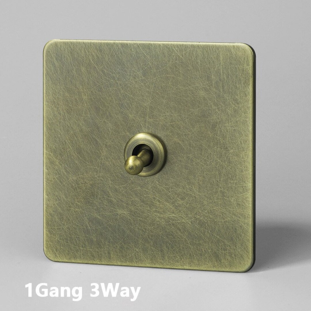 Retro Bronze Toggle Switch for Home Lighting - Etsy