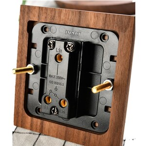 Wooden Toggle Light Switch for Home or Office Lighting - Etsy