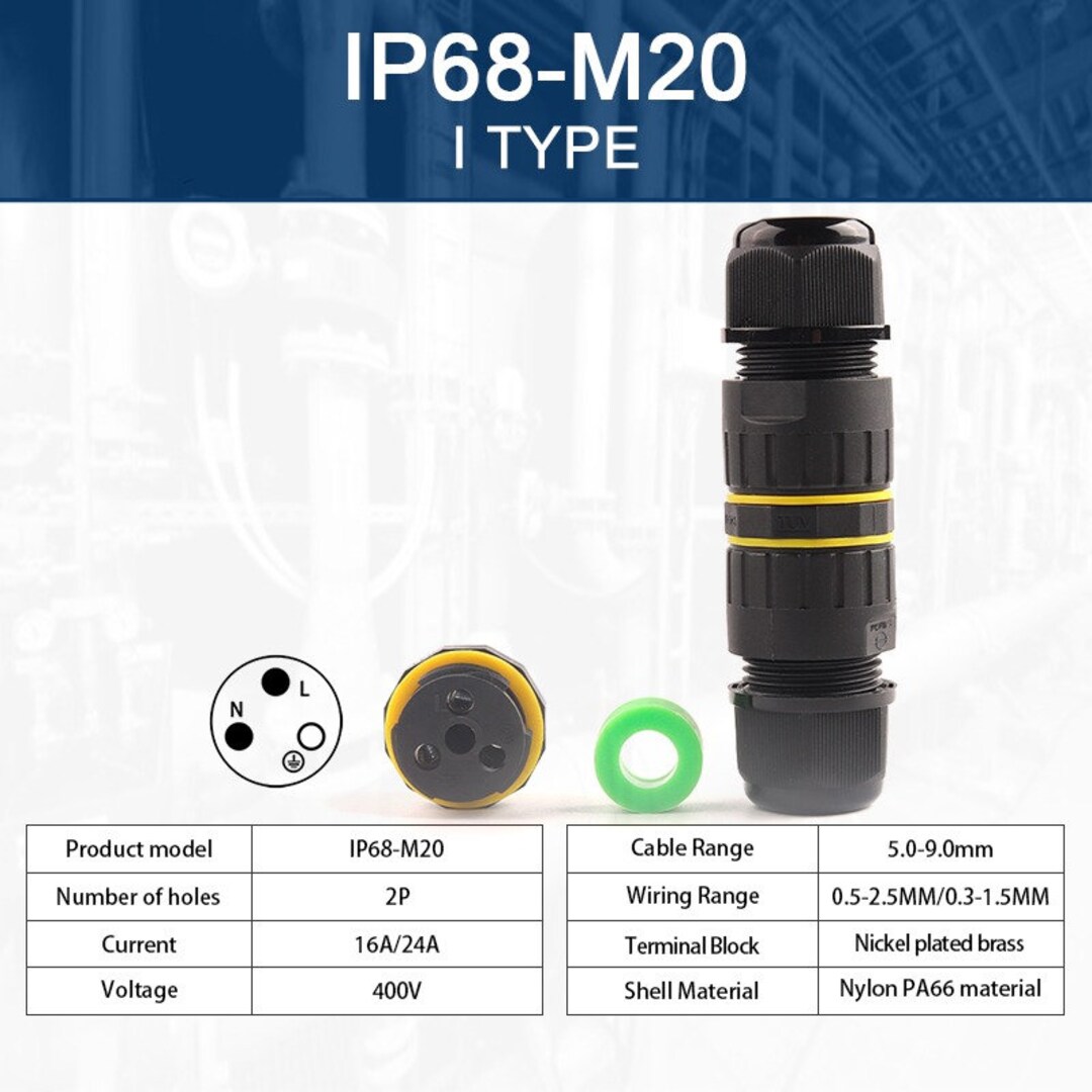 Electrical Wire Connector Waterproof 2/3/5/6 Pin Wire Connector Quick ...