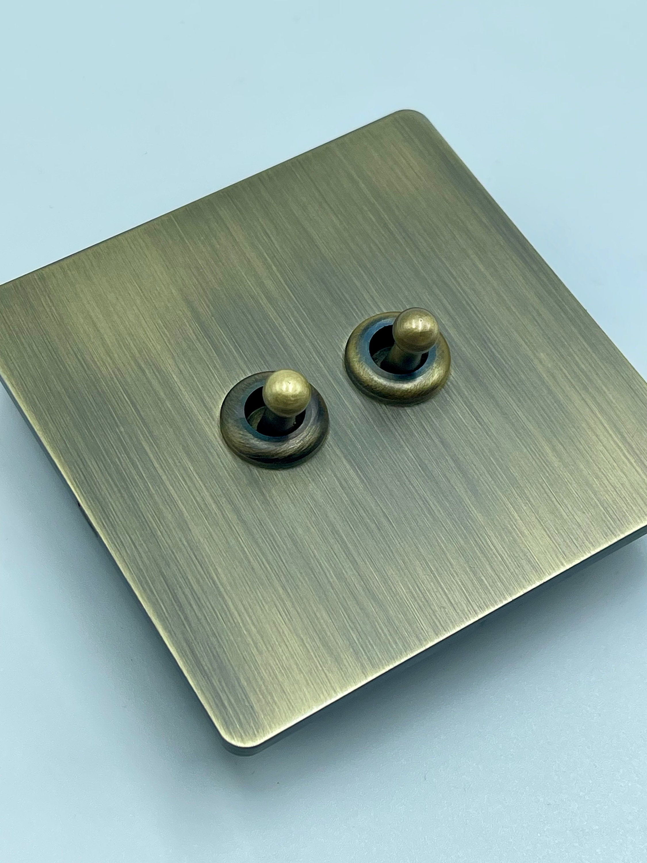 Retro Bronze Toggle Switch for Home Lighting - Etsy