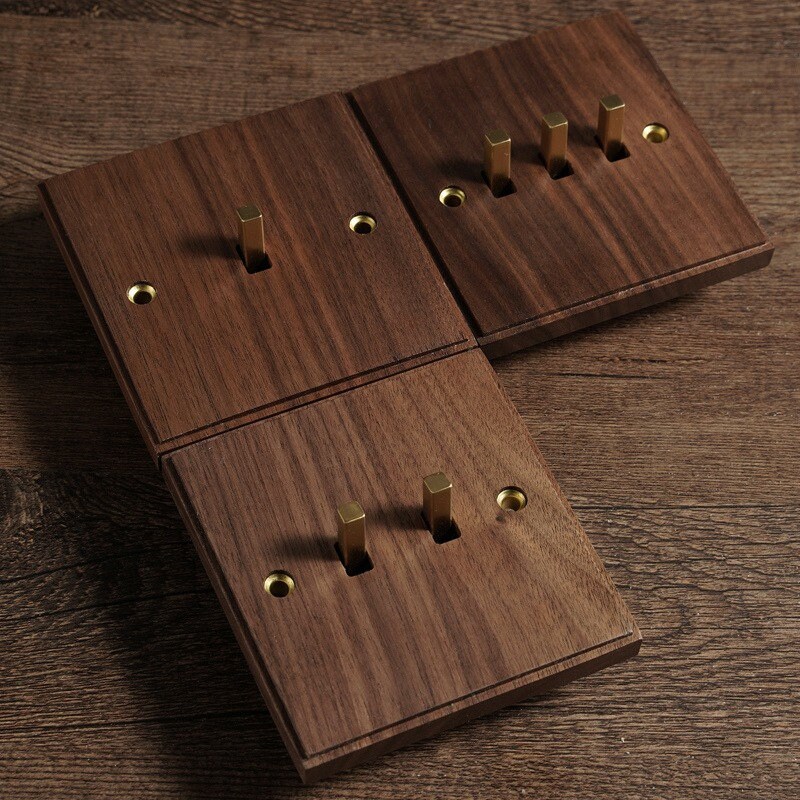Wooden Retro Toggle Switch for Home Lighting - Etsy
