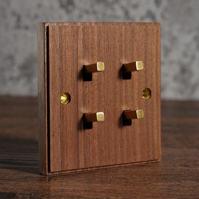 Wooden Retro Toggle Switch for Home Lighting - Etsy