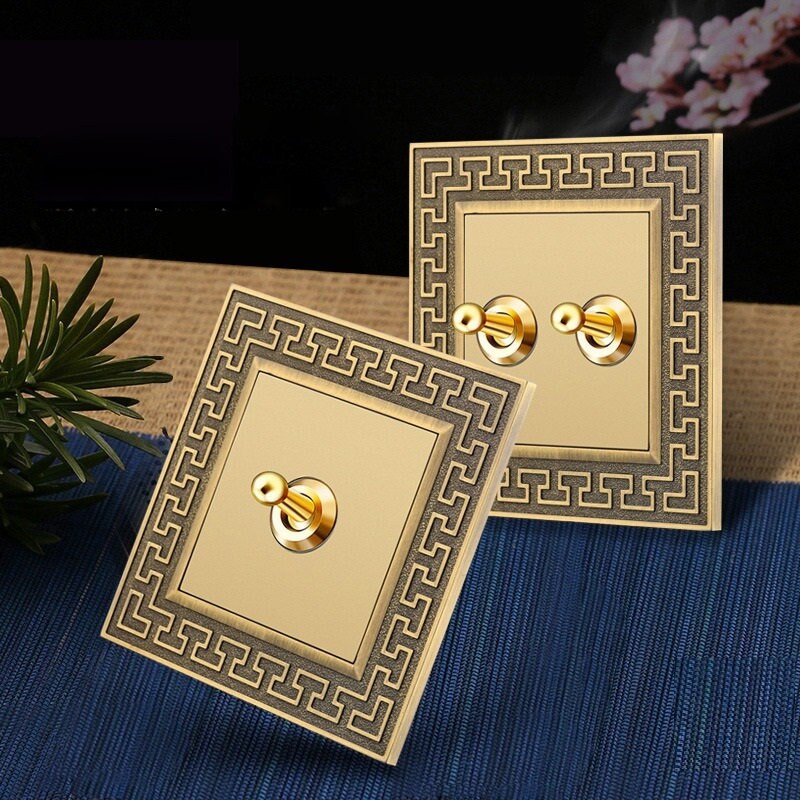 Fancy Golden Toggle Switch for Home or Office Lighting - Etsy