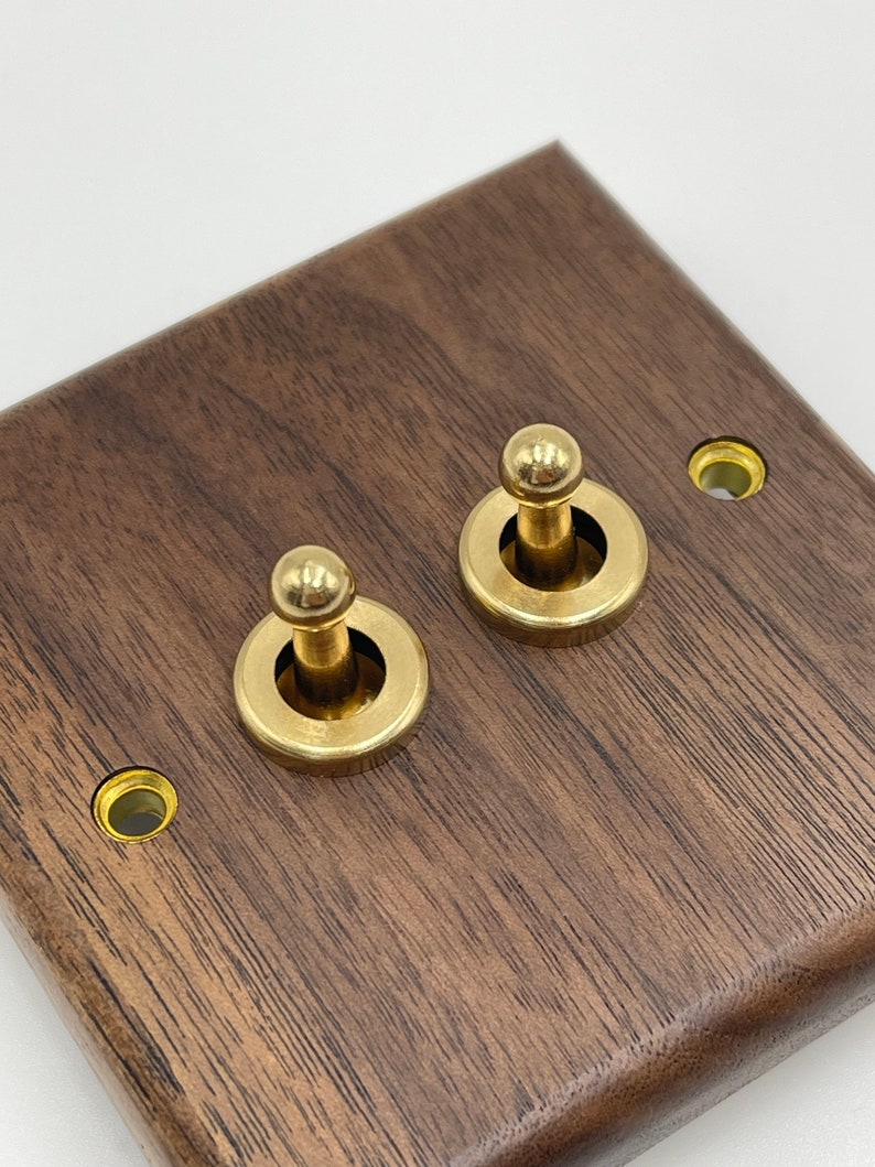 Wooden Toggle Light Switch for Home or Office Lighting - Etsy