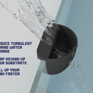 Efficient Water Diffusing Funnel for Quick and Easy Water Changes ...