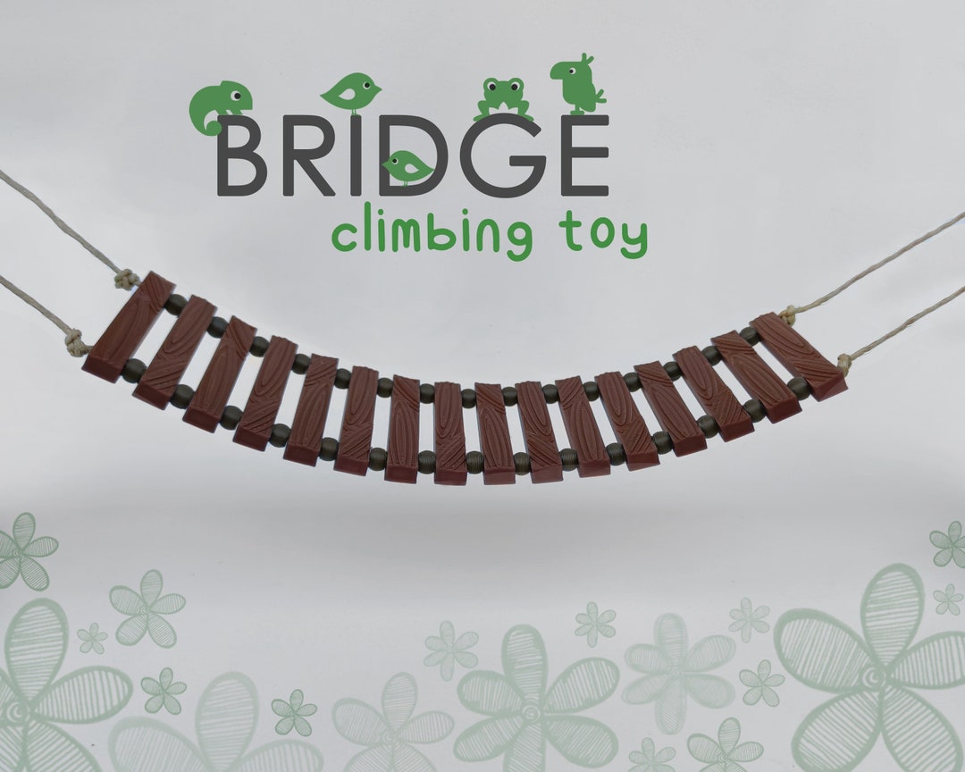 Pet Bridge Climbing Toy Pet Ladder Terrarium Decor - Etsy