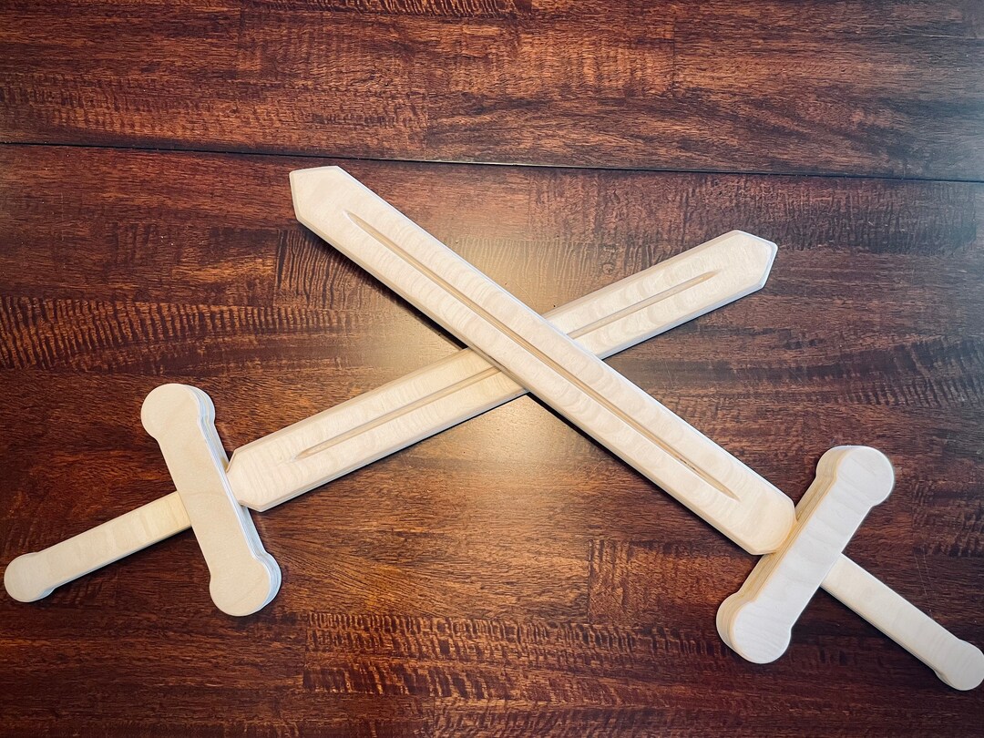 Wooden Toy Sword Vcarve, CNC, DXF, SVG, Ai, and Pdf Files - Etsy