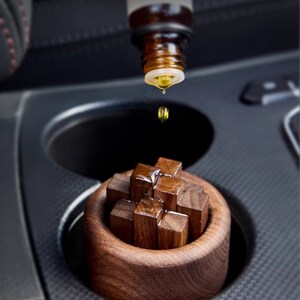 Walnut Wood Reed Diffuser Spa & Yoga Aromatherapy Handmade Spiritual ...