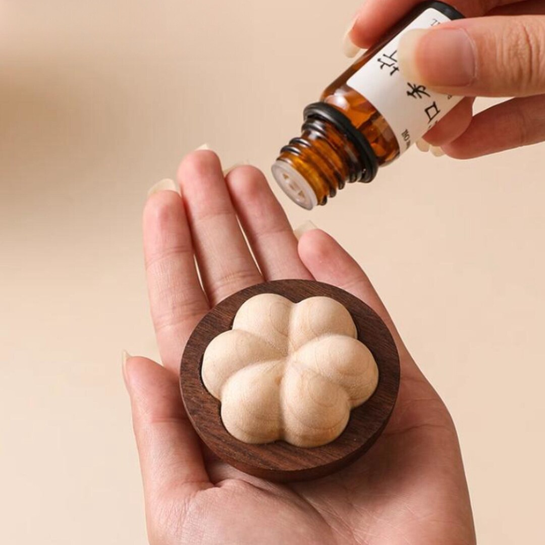 Diffuser Walnut Wood Reed Diffuser Handmade Spiritual Meditation Gift ...