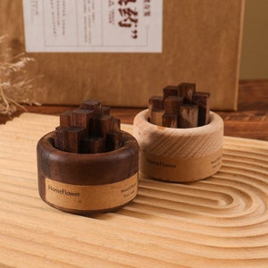 Walnut Wood Reed Diffuser Spa & Yoga Aromatherapy Handmade Spiritual ...