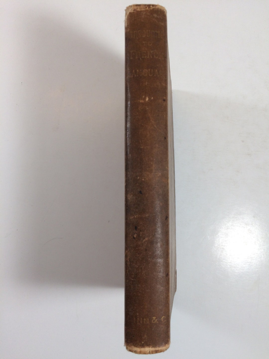 1893, Rare Used - an Introduction to the French Language, a Fair, 19th ...