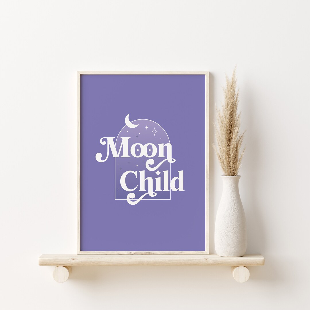MOONCHILD Poster A4 A3 Print Unframed - Etsy