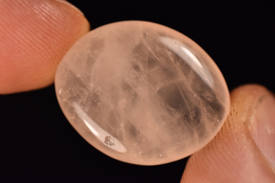 ROSE QUARTZ Flat Stone 2.5cm 6.3g Palm Tumbled Worry Healing Crystal - Etsy Australia