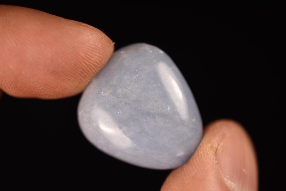 ANGELITE Tumbled Stone 2.6cm 12.5g Natural Stone - Etsy
