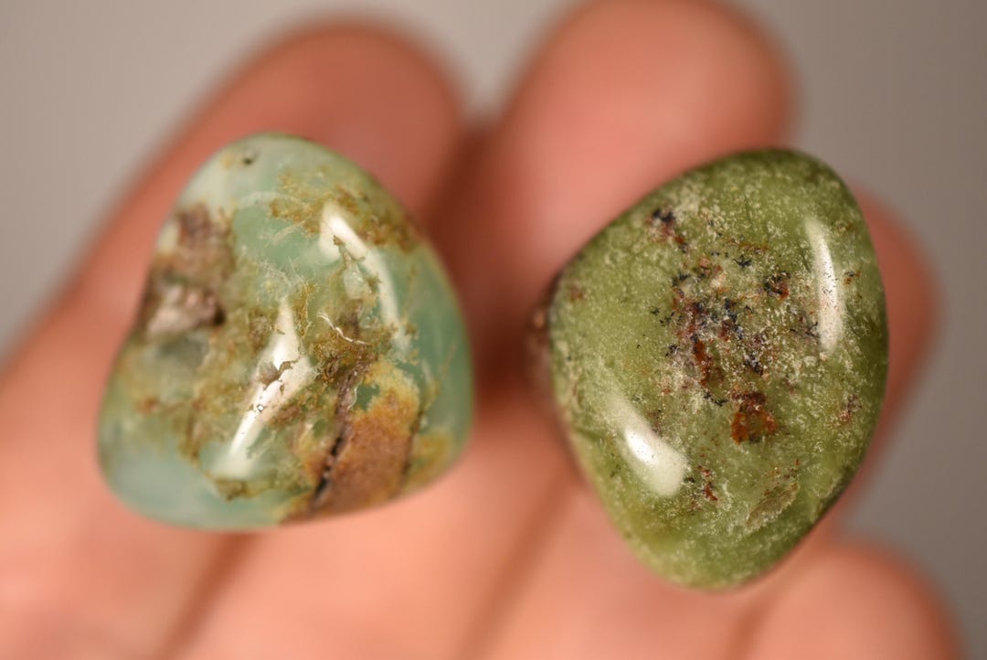 2 CHRYSOPRASE Tumbled Stones 2-3cm 22.4g Natural Stone - Etsy