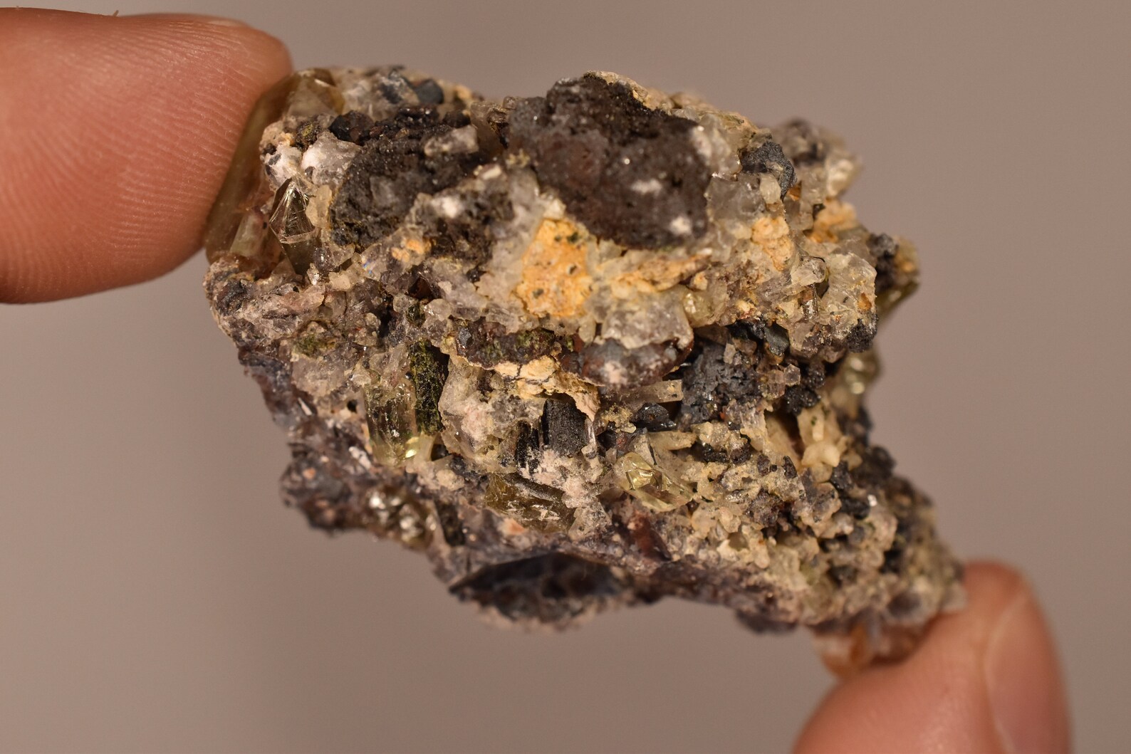 GOLDEN APATITE Crystals 5.3cm 50.5g in Matrix Natural Rough Specimen ...
