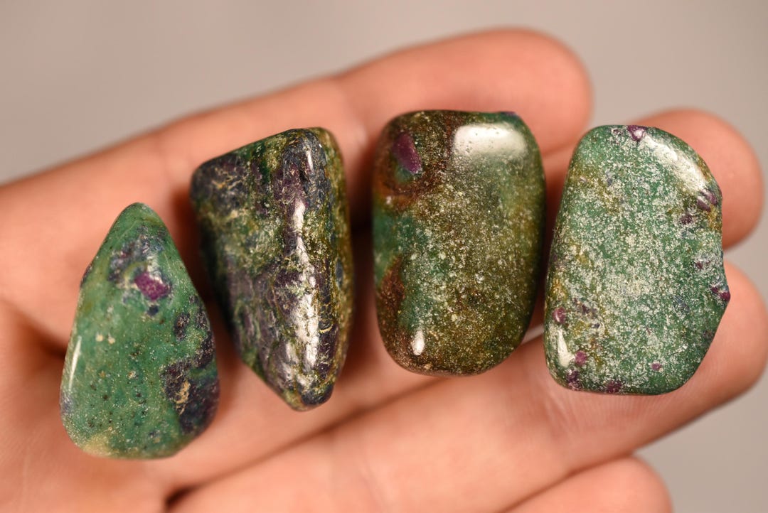 4 RUBY FUCHSITE Tumbled Stones 2-3cm 31.2g Natural Stone - Etsy