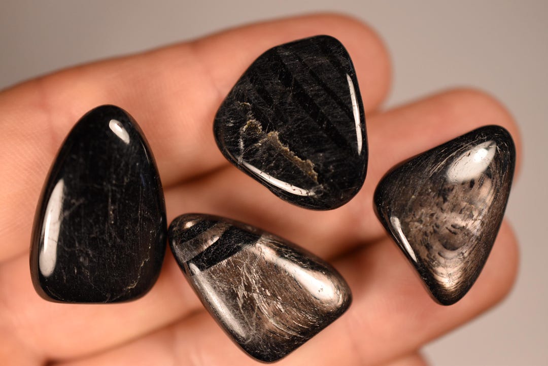 4 HYPERSTHENE Tumbled Stones 2cm 32.8g Natural Stone - Etsy