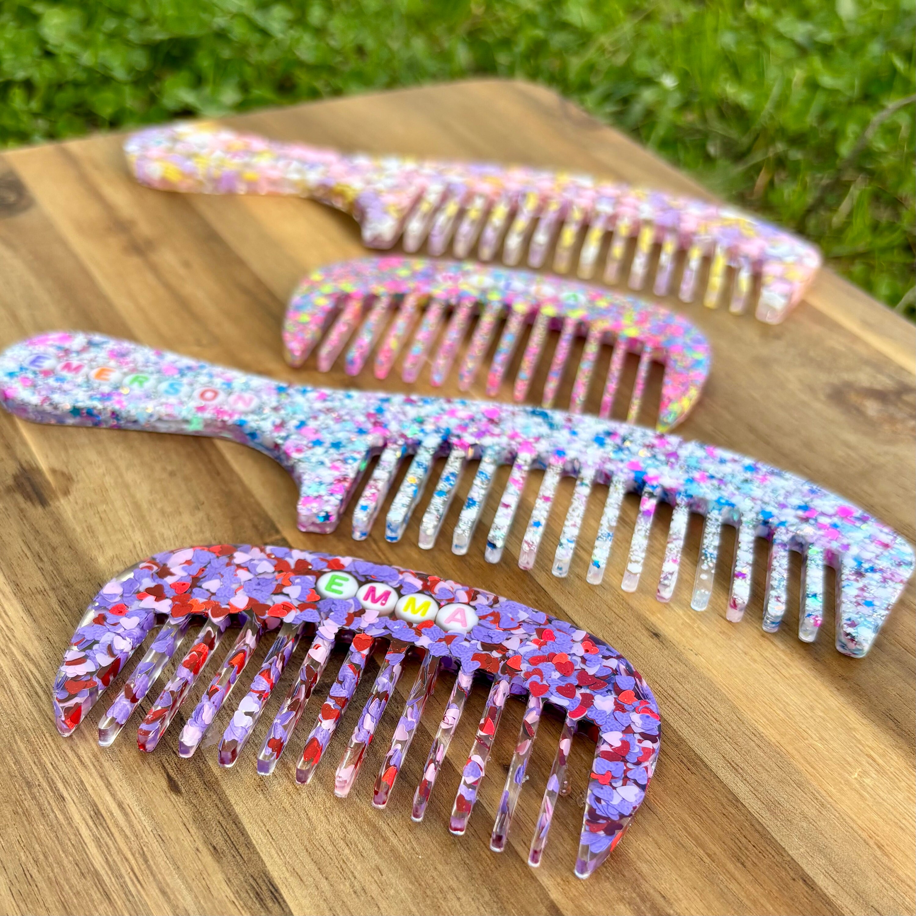 Custom Hair Combs Etsy