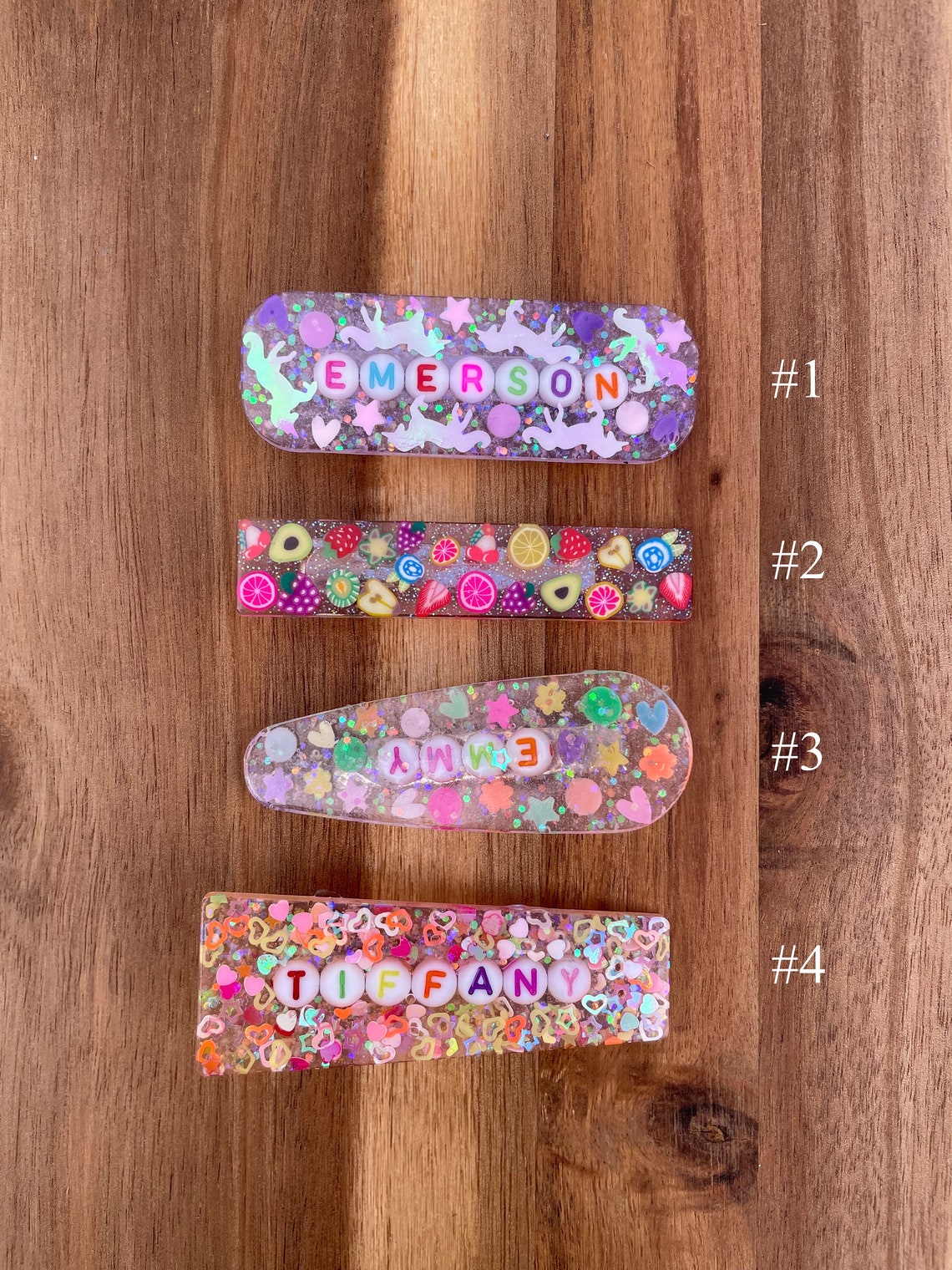 Personalized Name Hair Clip Name Clip Personalized Hair - Etsy