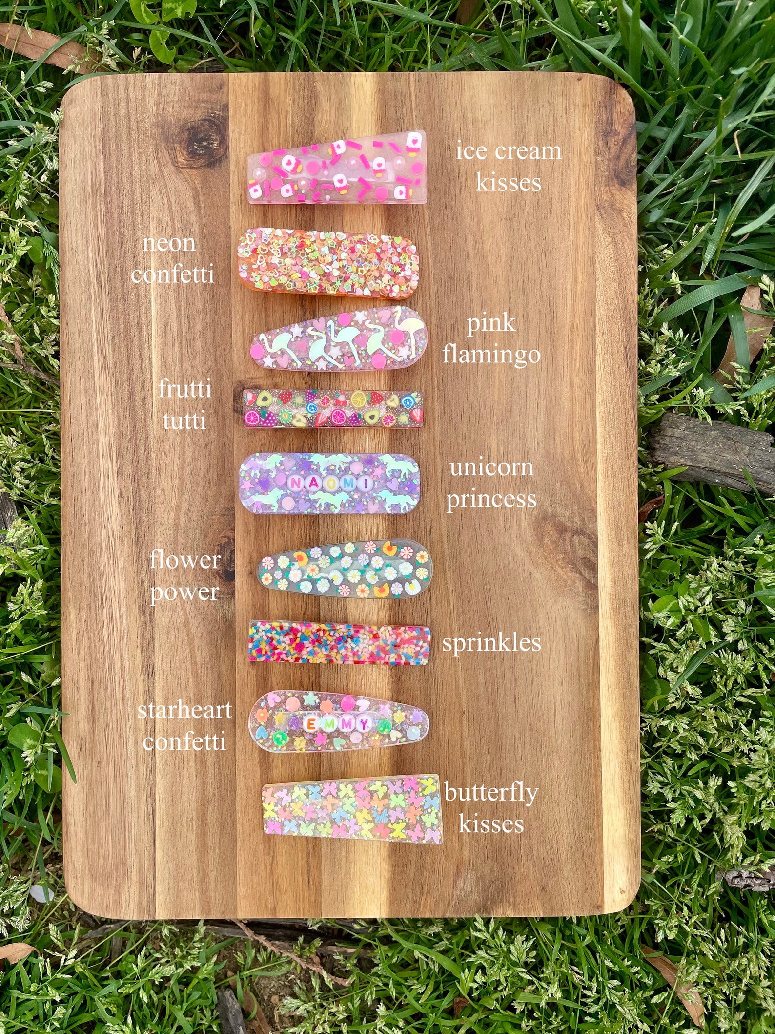 Personalized Name Hair Clip Name Clip Personalized Hair - Etsy