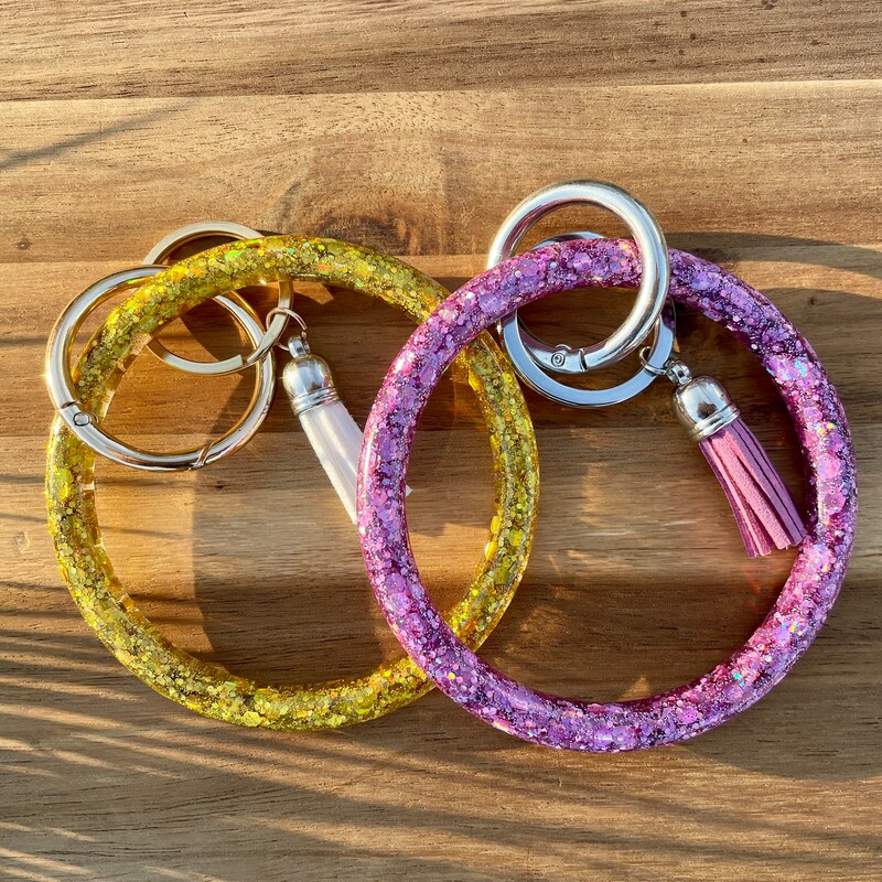 Resin Key Ring - Etsy