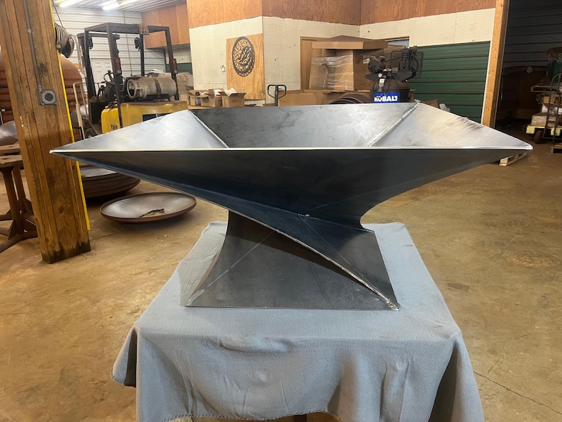 Twisted Wizard Steel Fire Pit: Large Outdoor Cooking & Gatherings - Etsy