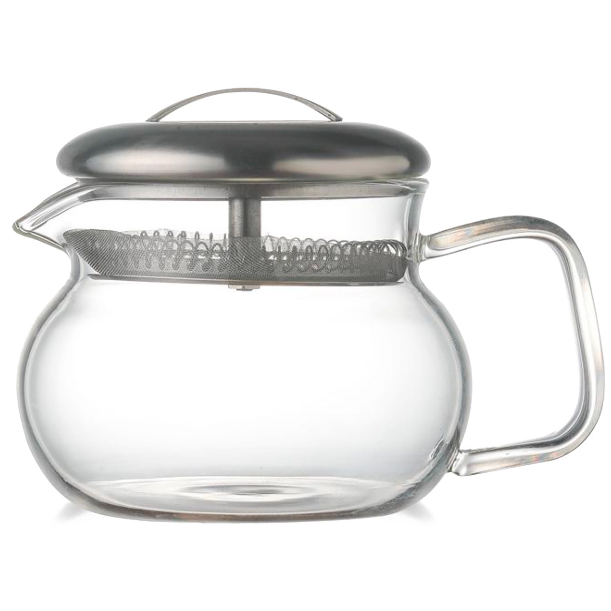 Dancing Leaf Pot | Glass Tea Pot With Infuser - Etsy