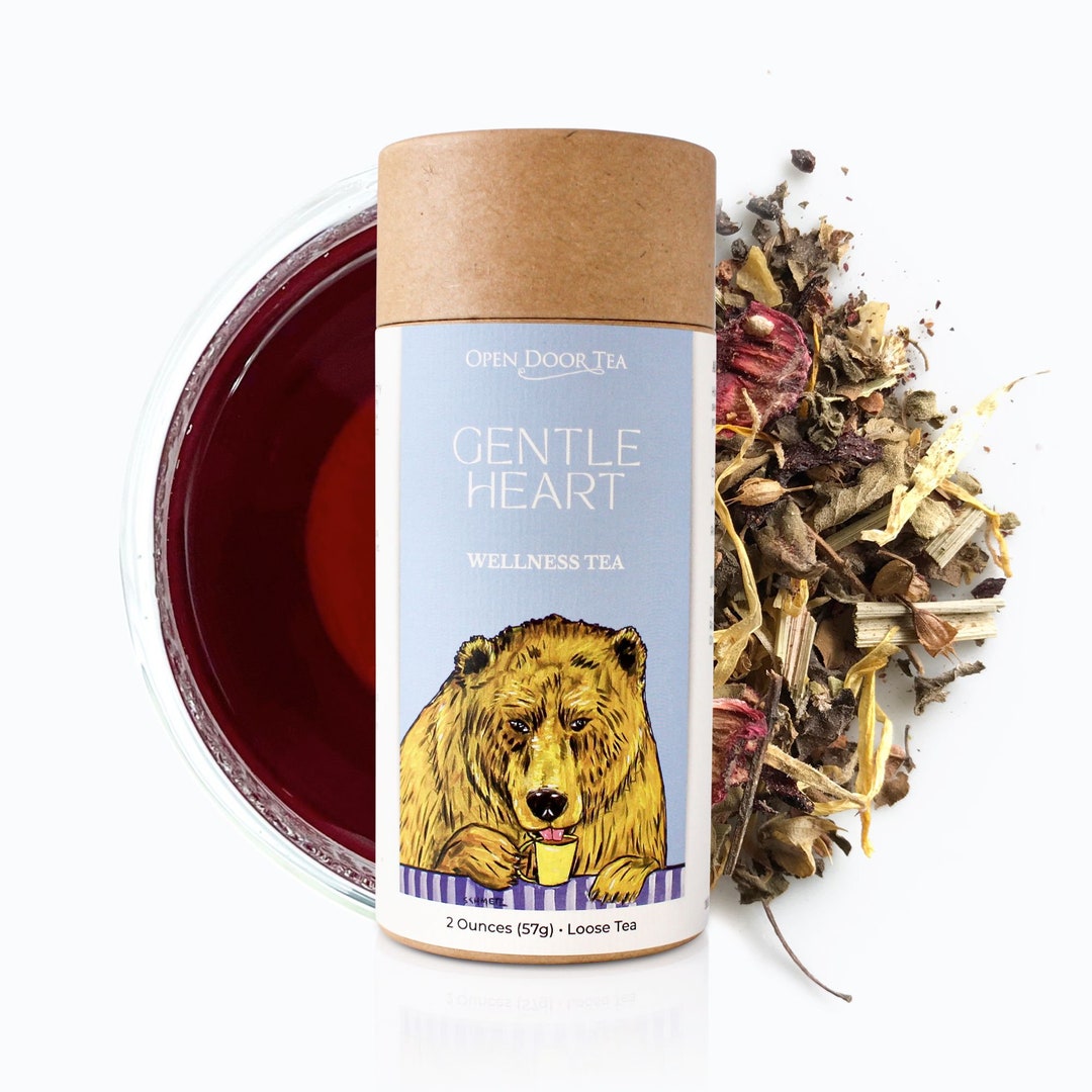 Gentle Heart | Herbal Relaxing Tea Blend, Loose Leaf - Etsy