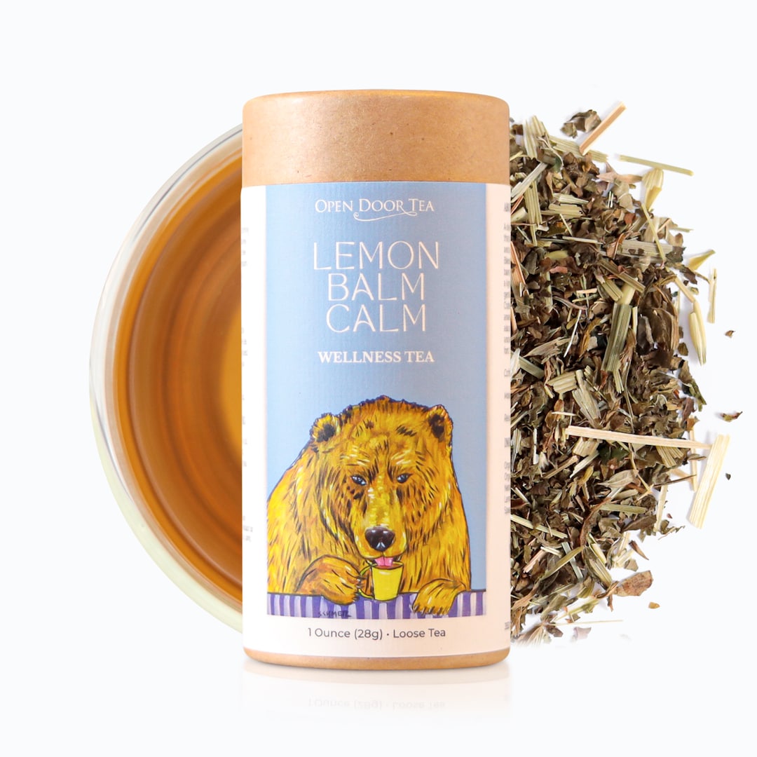 Lemon Balm Calm | Organic Herbal Tea, Loose Leaf - Etsy