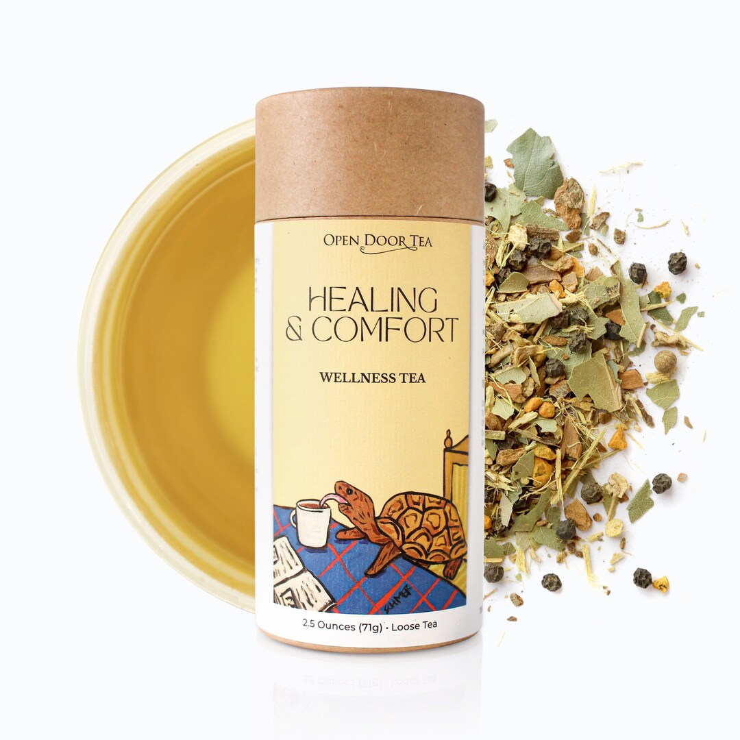 Healing & Comfort | Organic Wellness Tea Blend, Loose Leaf - Etsy
