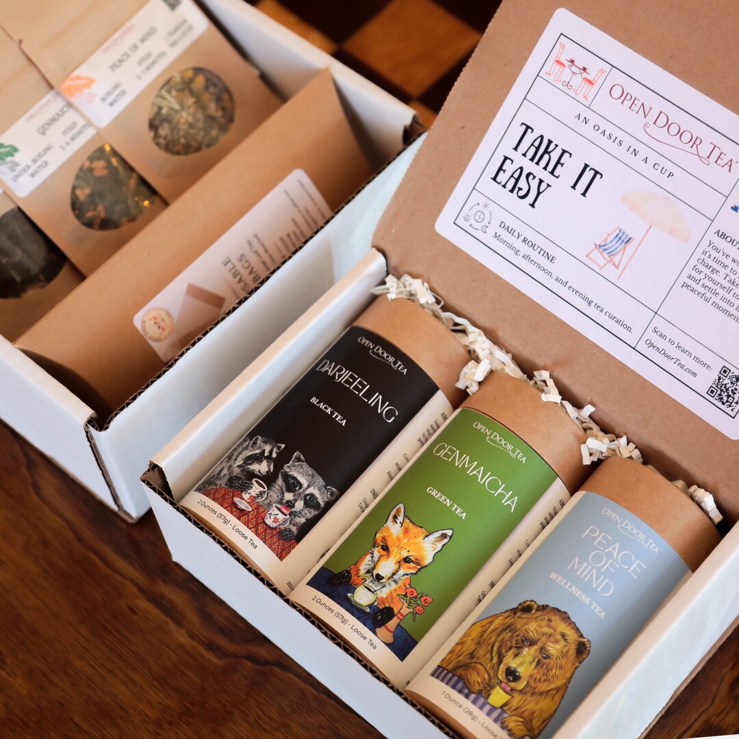 Take It Easy - Tea Routine | 3 Loose Leaf Teas for Gifts & Tastings - Etsy