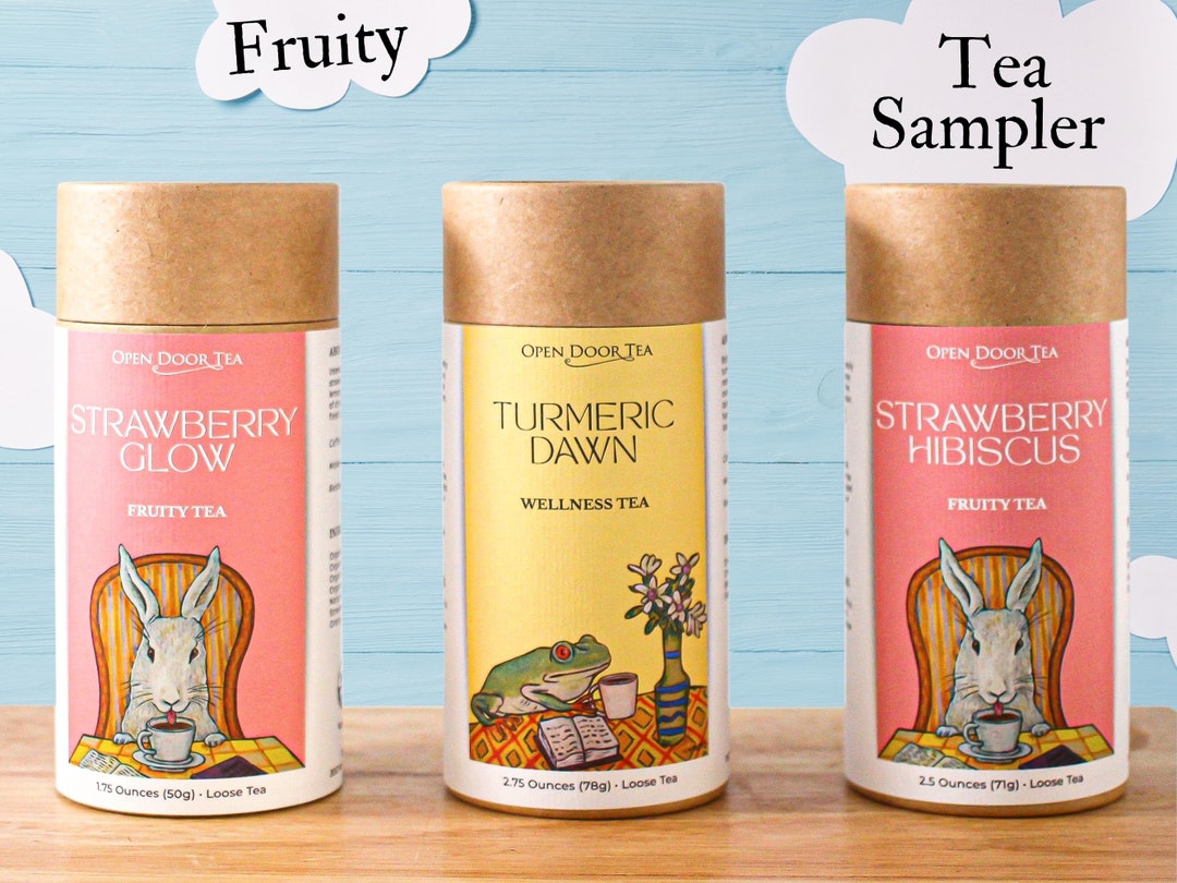 Fruity Tea Sampler | 3 Loose Leaf Teas for Gifts & Tastings - Etsy