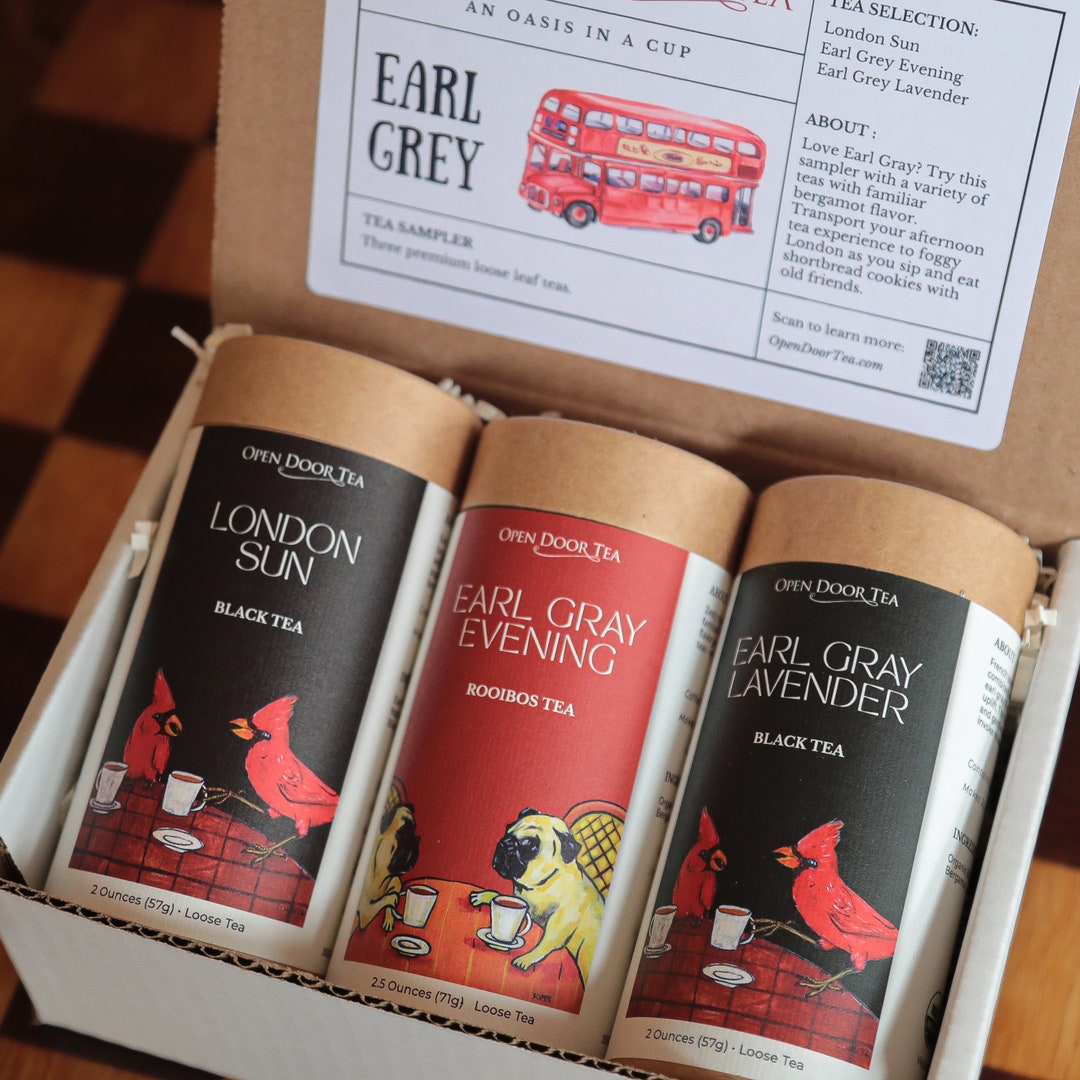 Earl Gray Tea Sampler | 3 Loose Leaf Teas for Gifts & Tastings - Etsy