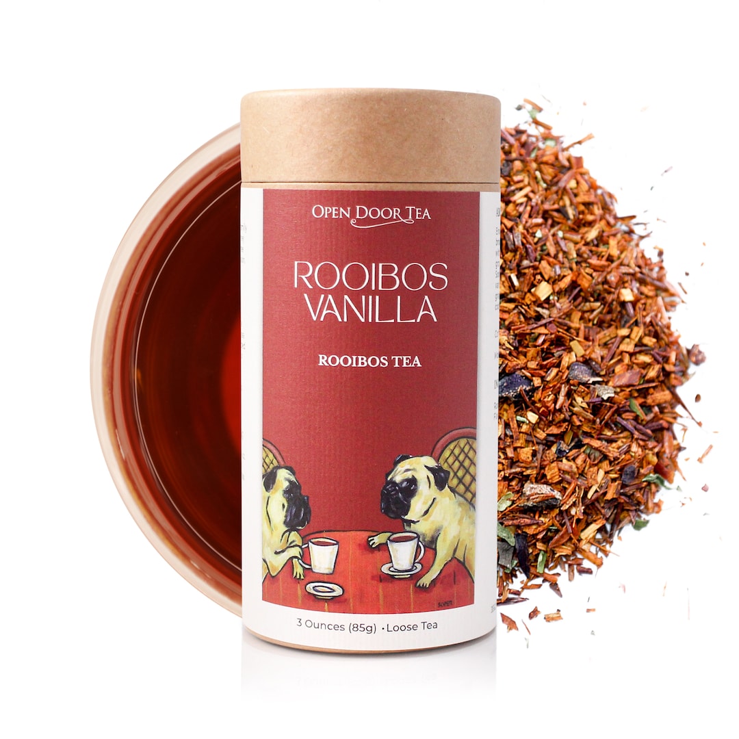 Rooibos Vanilla | Organic Rooibos Tea, Loose Leaf - Etsy