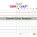 EDITABLE Daily Chore Chart With Reward Points System - Rainbow | Kids ...