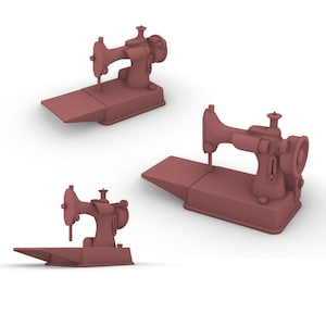 3D Printer STL File Sewing Machine Dollhouse Miniature 3D Printable ...