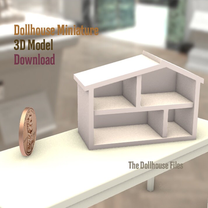 3D Printer STL File Dollhouse Toy Miniature 3D Printable File - Etsy